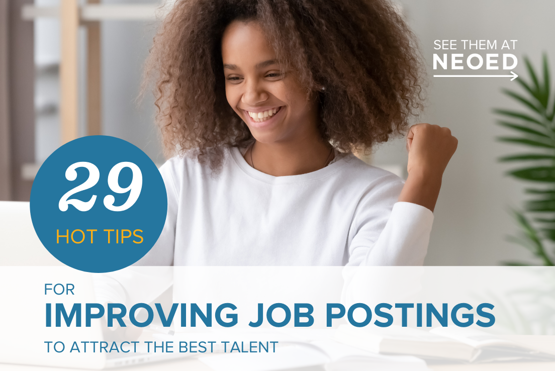 29 Hot Tips for Improving Job Postings | NEOED